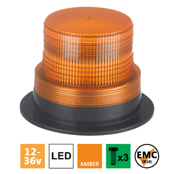 LED compact beacon (12-36 volt) 3 point mounting - BDL Original Ltd.