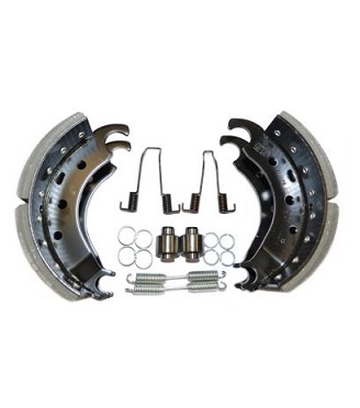 0509114700- 0509114170 BPW Lined brake shoe kit (Wheel set with ...