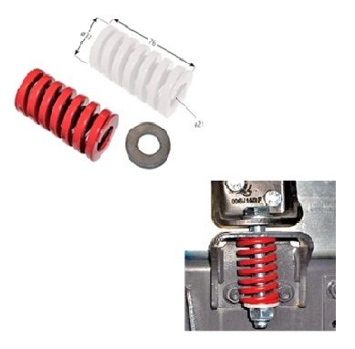 ABMB044/SPR Body mounting spring (red) - BDL Original Ltd.