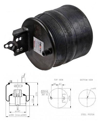 21977974 Volvo air spring - BDL Original Ltd.