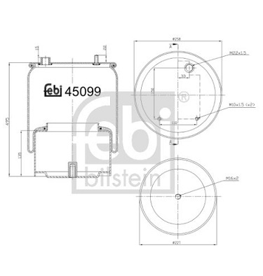1794420 DAF Air spring - BDL Original Ltd.