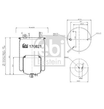 24062486 Volvo rear air spring - BDL Original Ltd.
