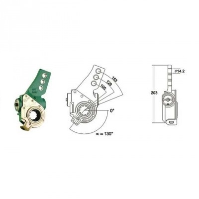 4W1265 BPW AUTOMATIC SLACK ADJUSTER - BDL Original Ltd.