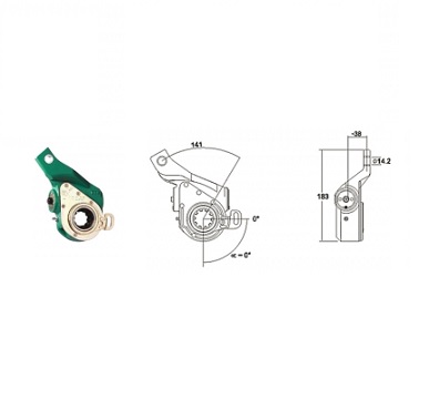0159588 DAF AUTOMATIC SLACK ADJUSTER - BDL Original Ltd.