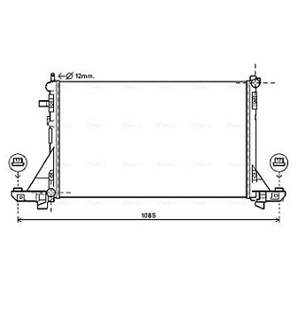 214106091R Nissan-Renault radiator - BDL Original Ltd.