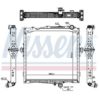 7422062510-637877- RENAULT RADIATOR ASSEMBLY - BDL Original Ltd.