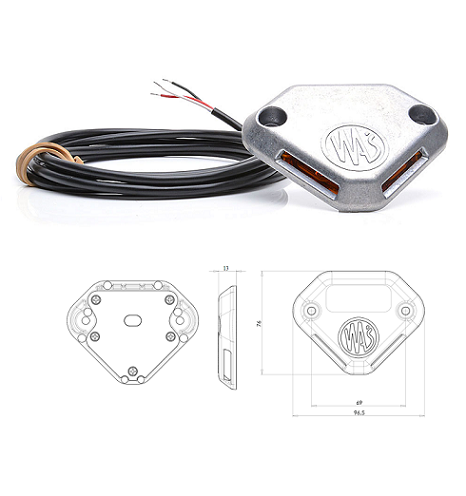 W152-1127 WAS tail lift warning flasher lamp (dual voltage) - BDL ...