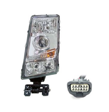 21001677 VOLVO HEADLAMP (WITH RECTANGLE PLUG) LEFT HAND - BDL Original Ltd.
