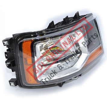 2379896-2655847- SCANIA MANUAL HALOGEN HEADLAMP (WITH DRL) RIGHT HAND ...