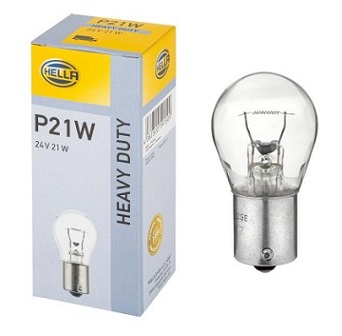 241- HELLA 24V/ 21W BULB (BA15S) PACK OF 10 - BDL Original Ltd.