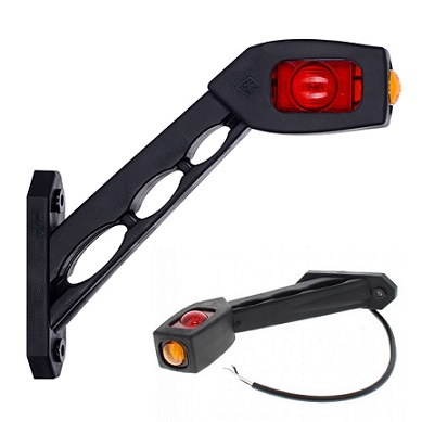 LED OUTLINE MARKER LAMP 12-24V (CLEAR-RED-AMBER) LEFT HAND - BDL ...