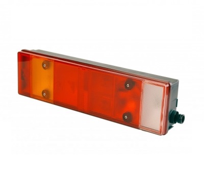 360DIN/08/01 -DAF REAR LIGHT LH WITH NUMBER PLATE LAMP (SIDE DIN SOCKET ...
