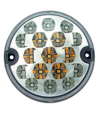 95mm round LED combination light (stop-tail-indicator) 12-24V - BDL ...