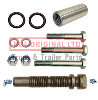 355145-128680 Scania front shackle pin kit (with bolts) - BDL Original Ltd.
