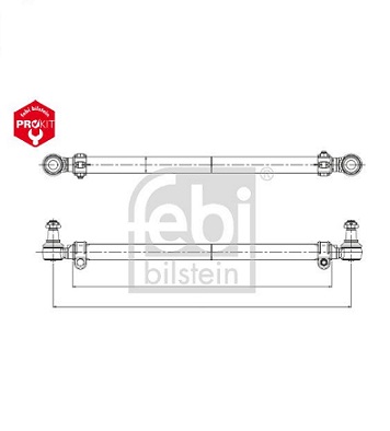 1981242- DAF CF-XF track rod assembly - BDL Original Ltd.