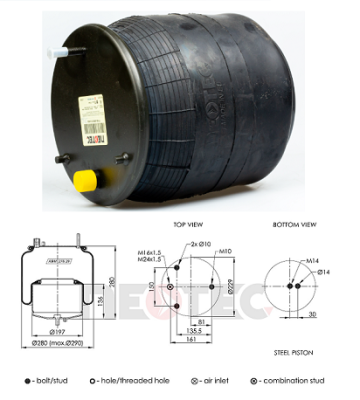 1407329- HS505431- DAF AIR SPRING - BDL Original Ltd.