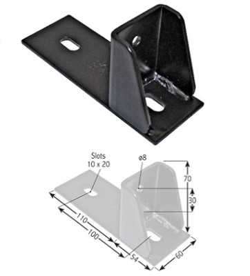 89010 Daken plastic tool box replacement handle (Complete with keys ...