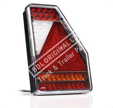 462DIN/08/11- VOLVO FH, FM REAR LIGHT-LAMP- LEFT HAND-WITH NUMBER PLATE ...