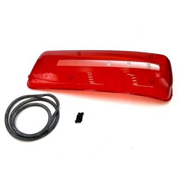 TRAILER REAR LAMP, LIGHT LENS RIGHT HAND WITH TRIANGLE REFLECTOR ...
