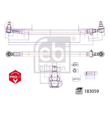 1409918- 2853196 SCANIA TRACKROD ASSEMBLY - BDL Original Ltd.