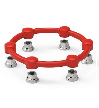 SAFEWHEEL 33MM WHEEL NUT INDICATOR (RED) 10 STUD - BDL Original Ltd.